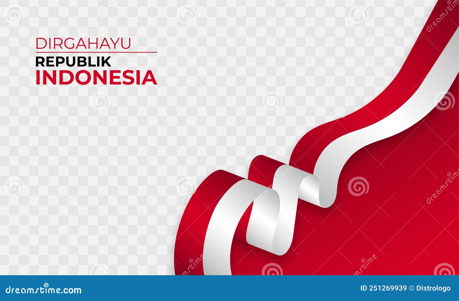 Happy Indonesia Independence Day Background Banner Design Stock Vector ...