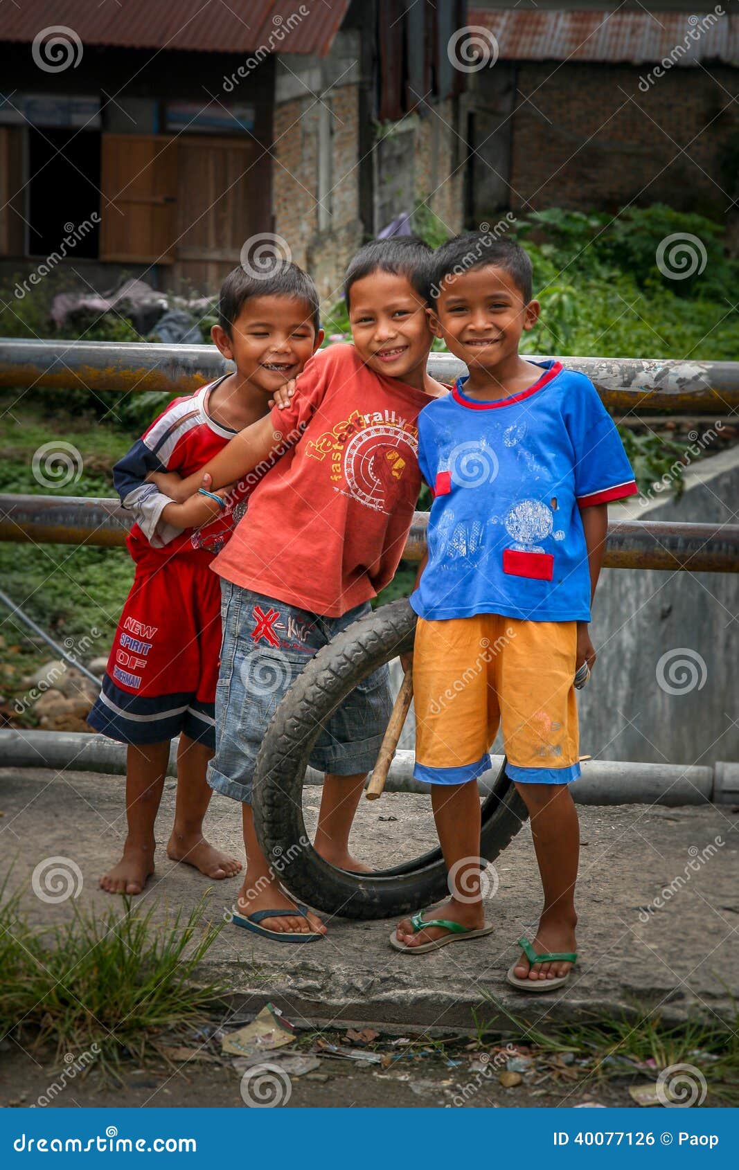 Happy indonesian boys editorial photo. Image of happy - 40077126