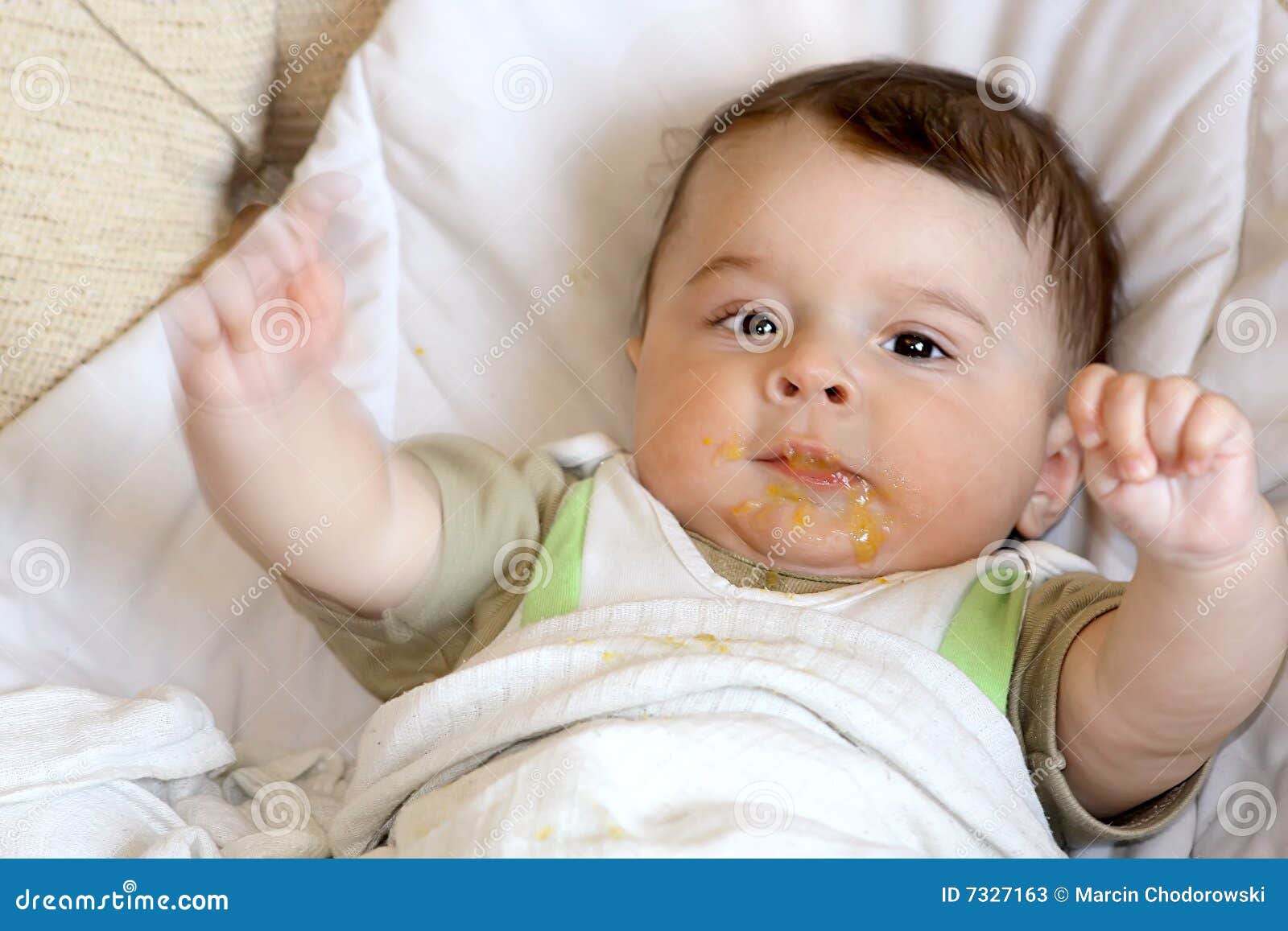 Happy infant. stock image. Image of baby, hospital, motherhood - 7327163