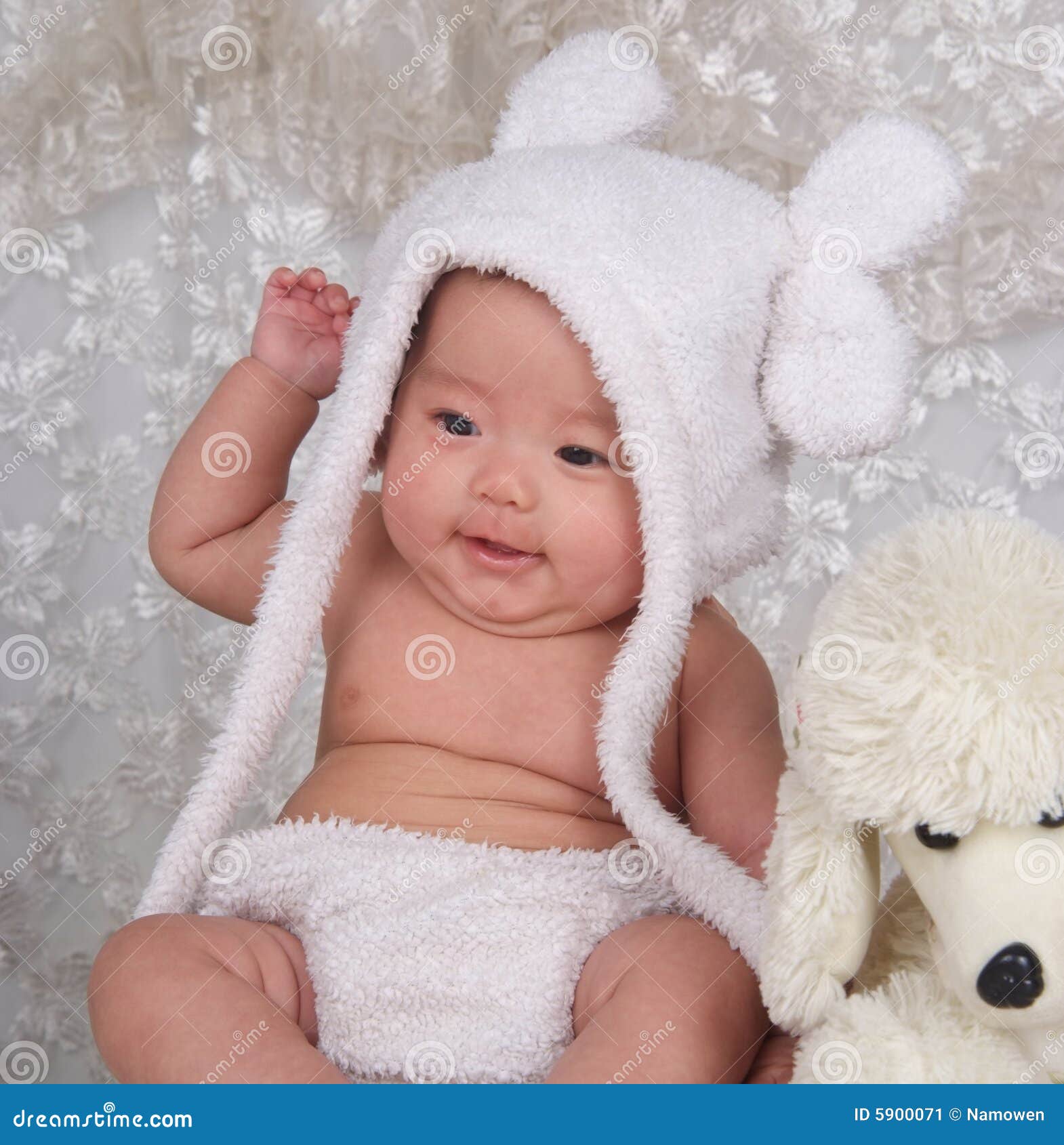 Happy Infant and Toy stock image. Image of laugh, happy - 5900071