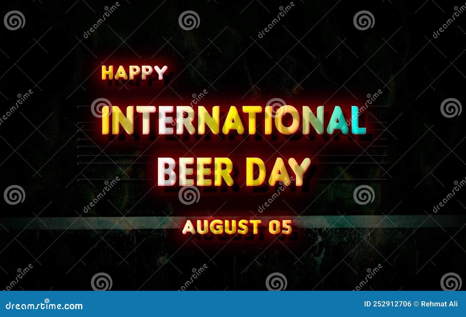 Happy International Beer Day, Holidays Month of August , Empty Space ...