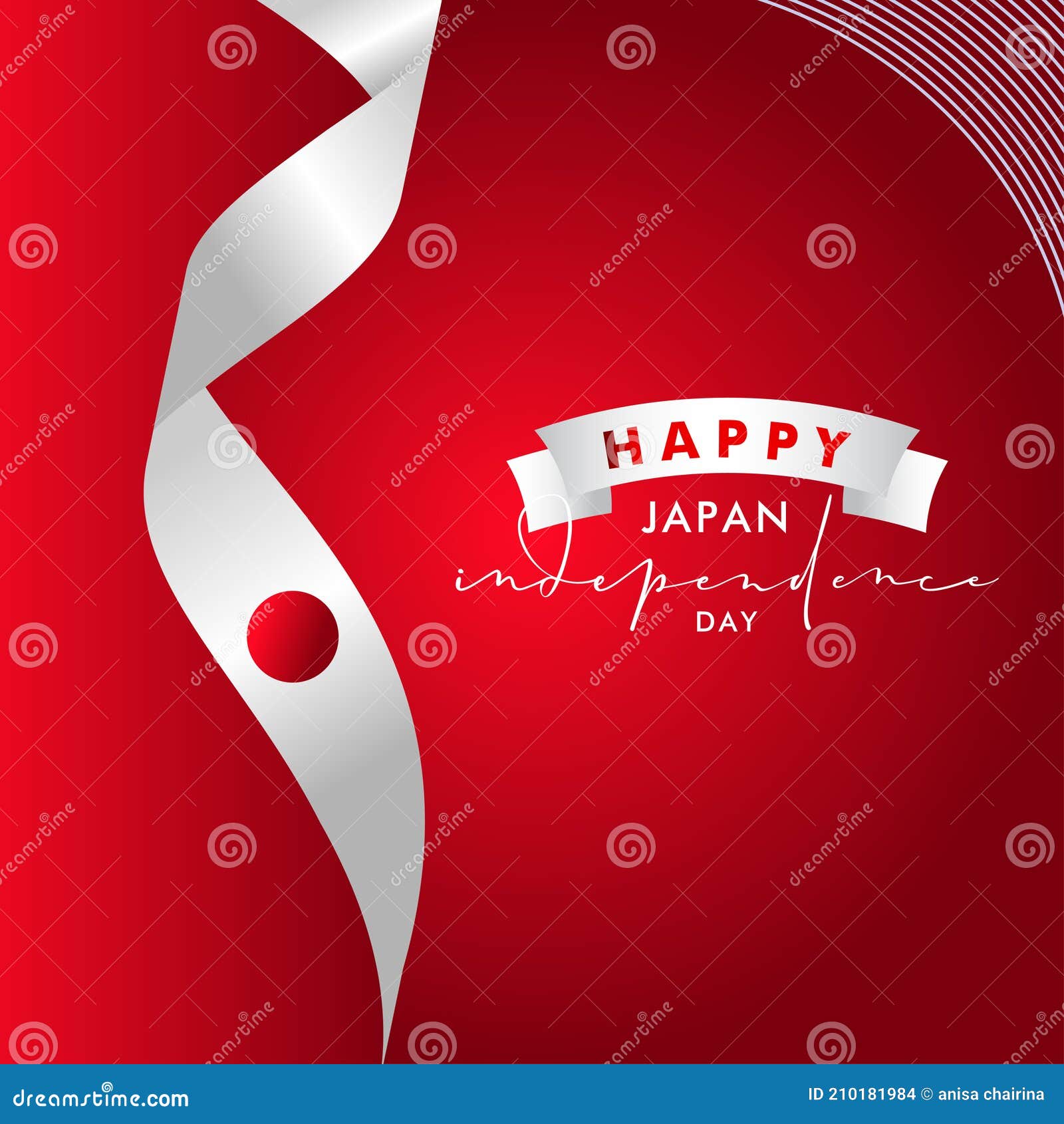 Happy Japan Foundation Day Vector Design Template Background Stock ...