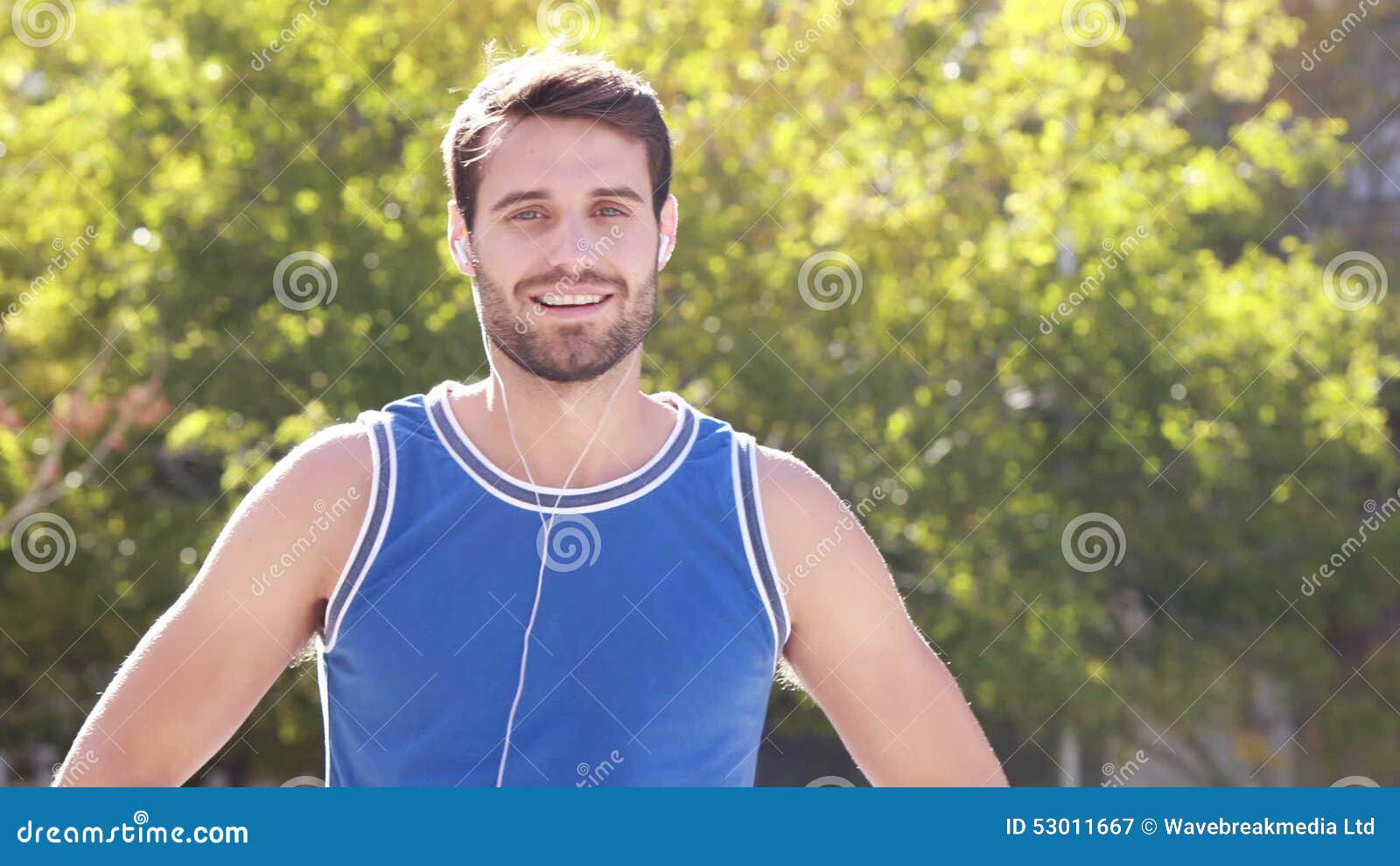 Happy Jogger Smiling at Camera with Thumbs Up Stock Video - Video of ...