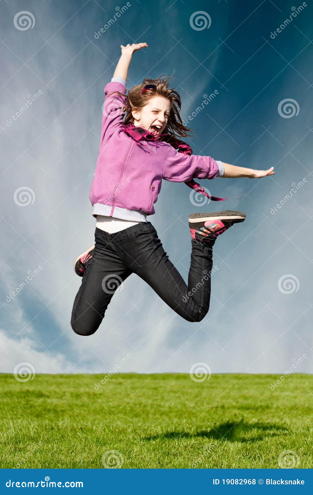 Happy joy girl jump stock photo. Image of jump, nature - 19082968 Happy joy girl jump stock photo. Image of jump, nature - 19082968