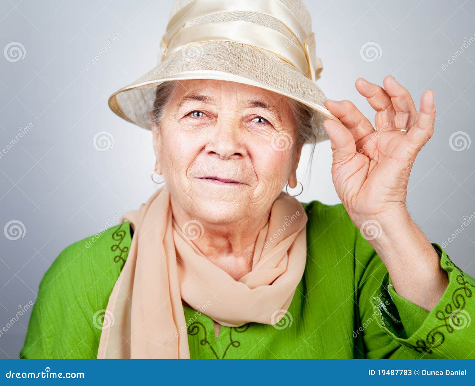 Happy Joyful Old Senior Lady Stock Image - Image of alone, elder: 19487783