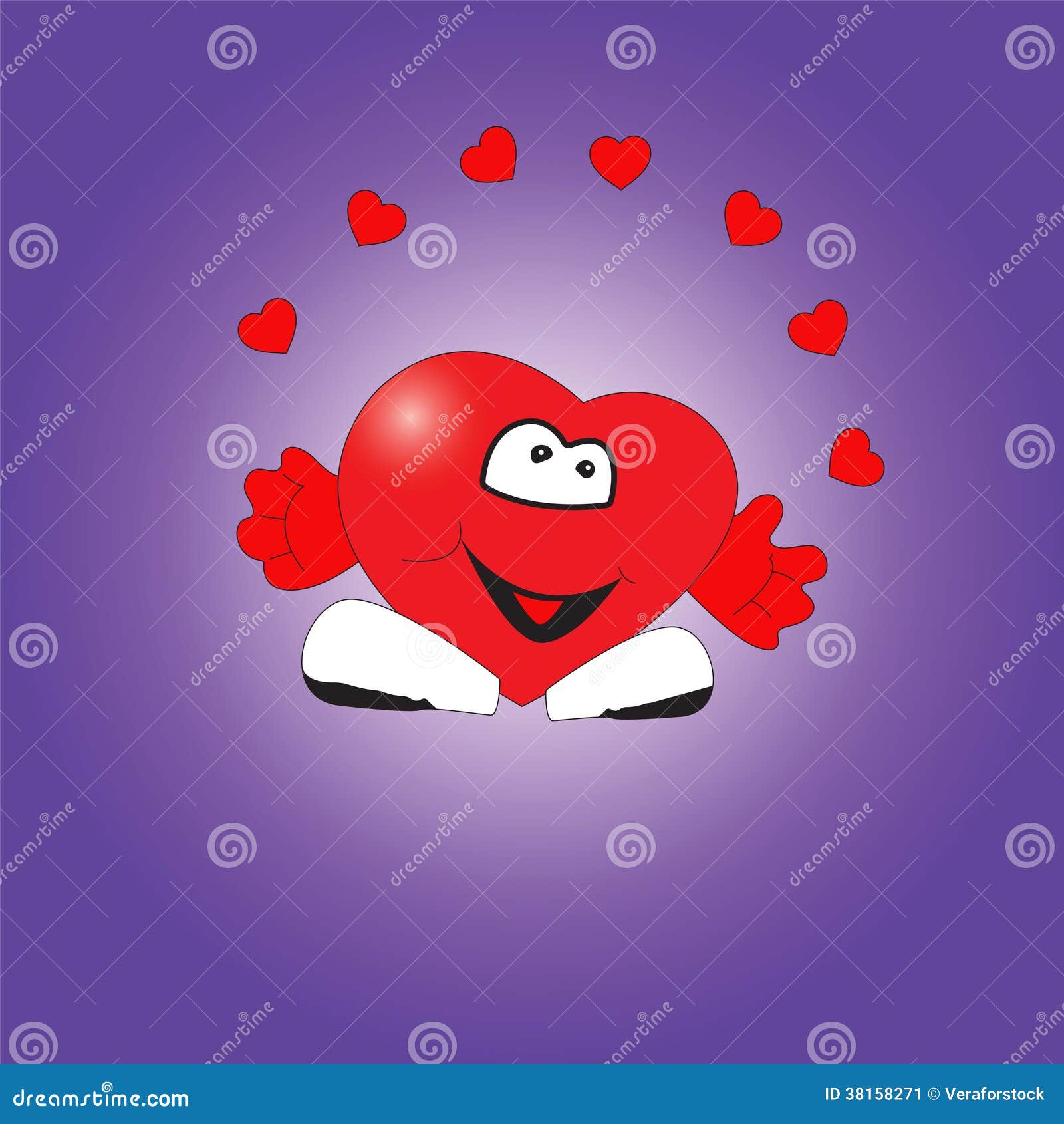 Happy juggler stock vector. Illustration of holiday, love - 38158271