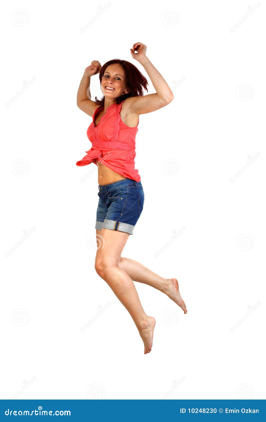 Happy jump stock photo. Image of looking, happiness, excited - 10248230