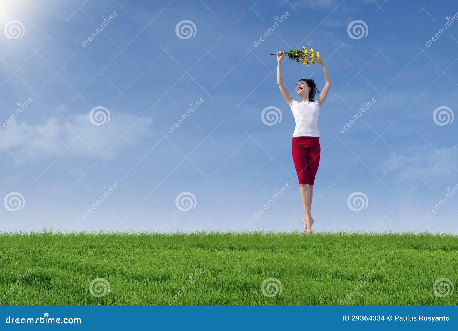 Happy jumping stock photo. Image of holiday, asian, celebration - 29364334