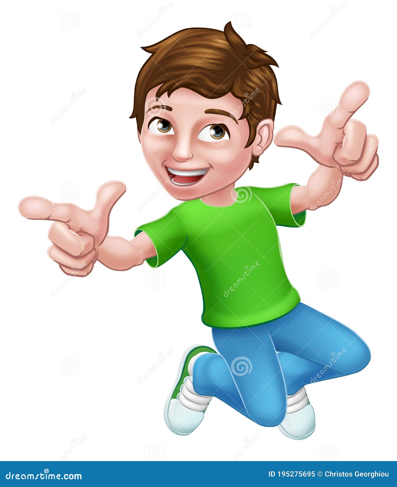 Happy Jumping Boy Kid Child Cartoon Character Stock Vector ... Happy Jumping Boy Kid Child Cartoon Character Stock Vector ...