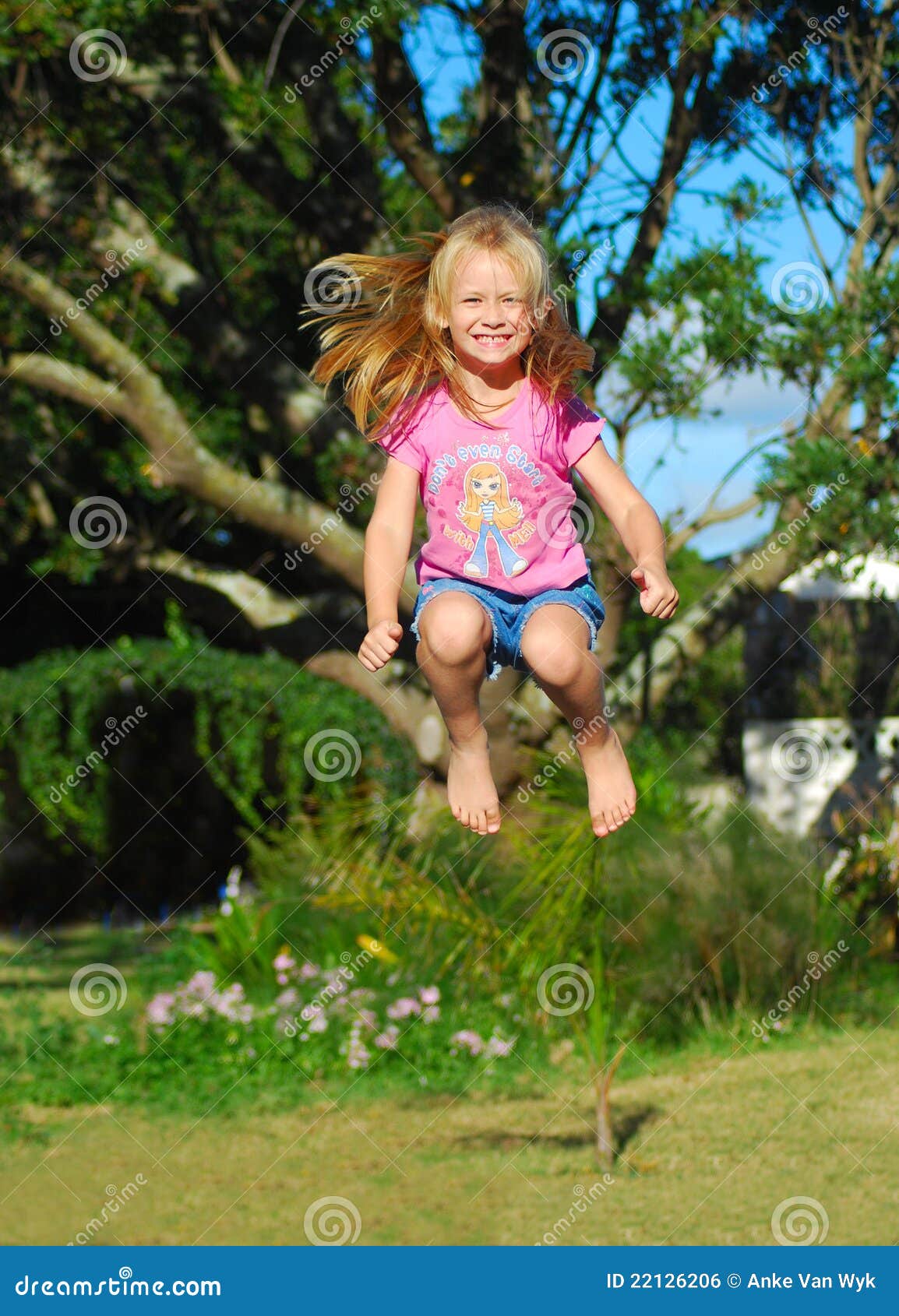 Happy jumping child stock photo. Image of face, children - 22126206