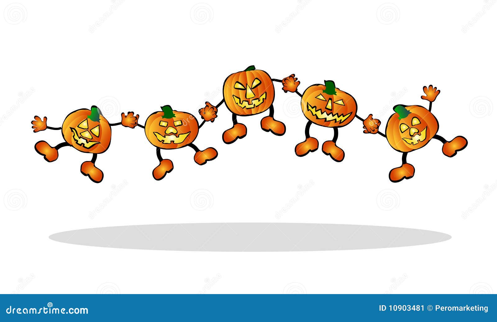 Happy Jumping Pumpkins Stock Illustrations – 14 Happy Jumping Pumpkins ...