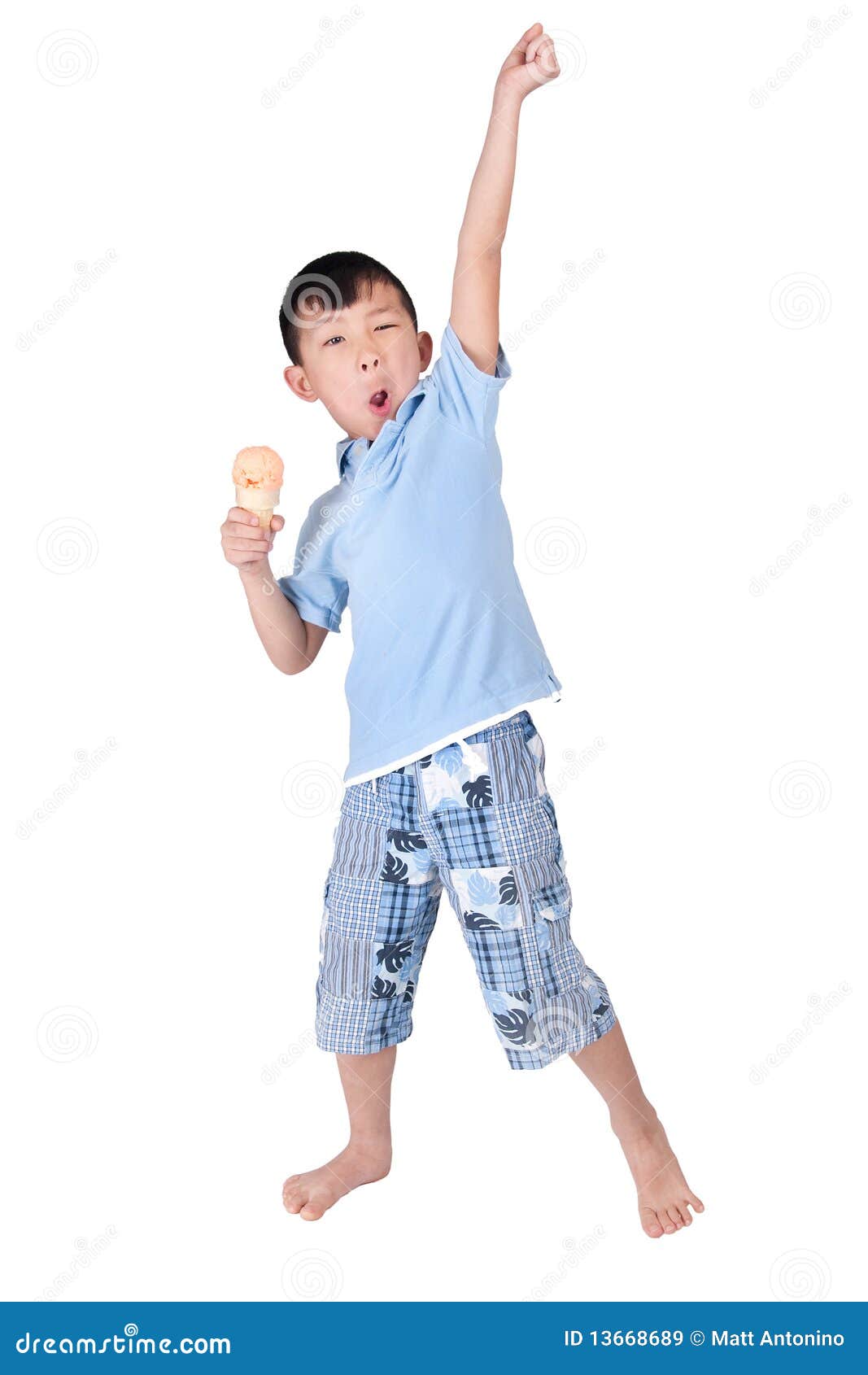 Happy kid stock image. Image of celebrate, cream, excite - 13668689