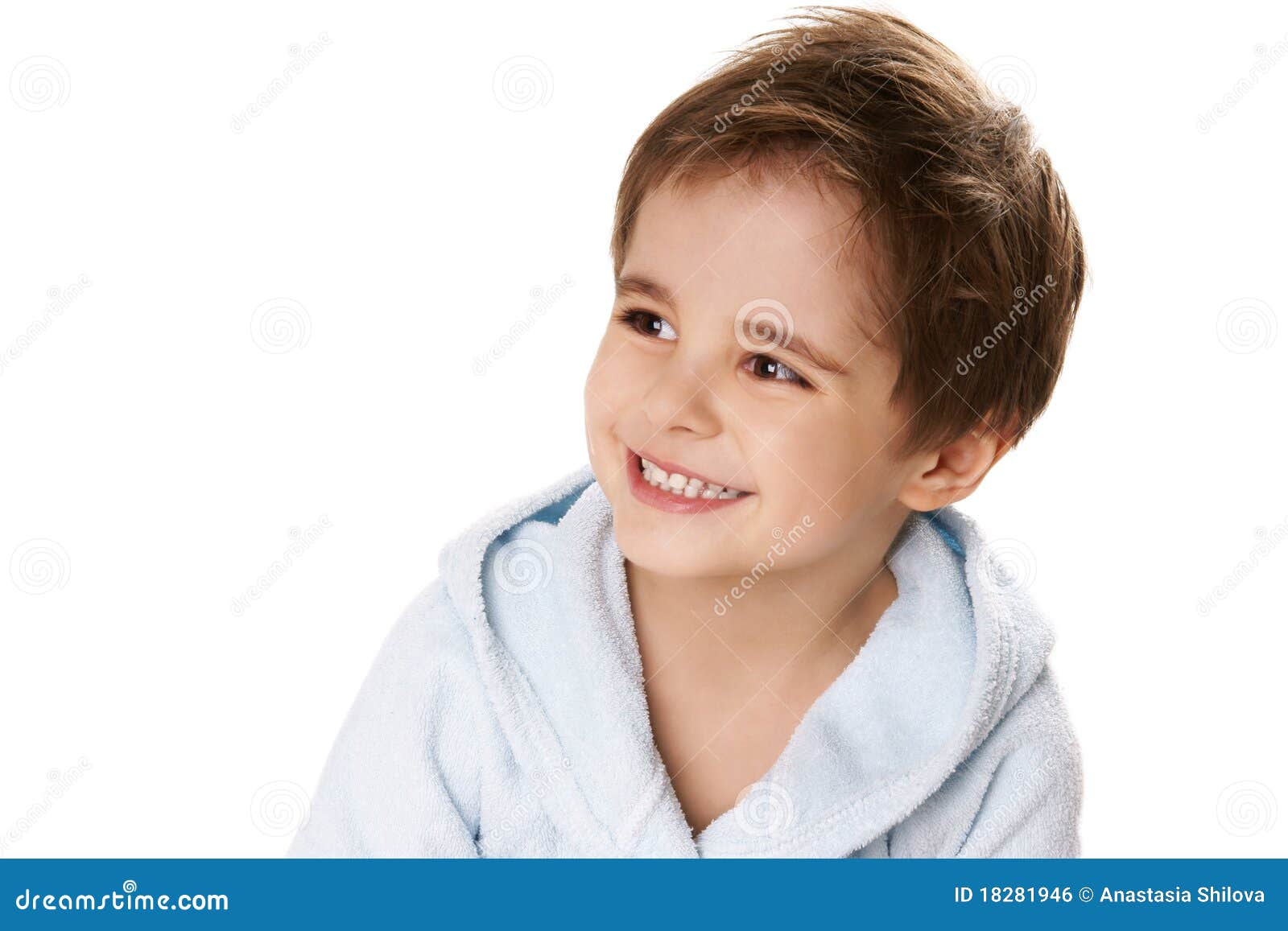 Happy kid stock photo. Image of clothed, emotion, studio - 18281946