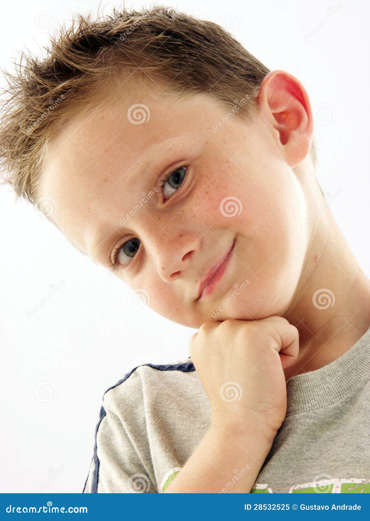 Happy kid. stock image. Image of little, young, white - 28532525