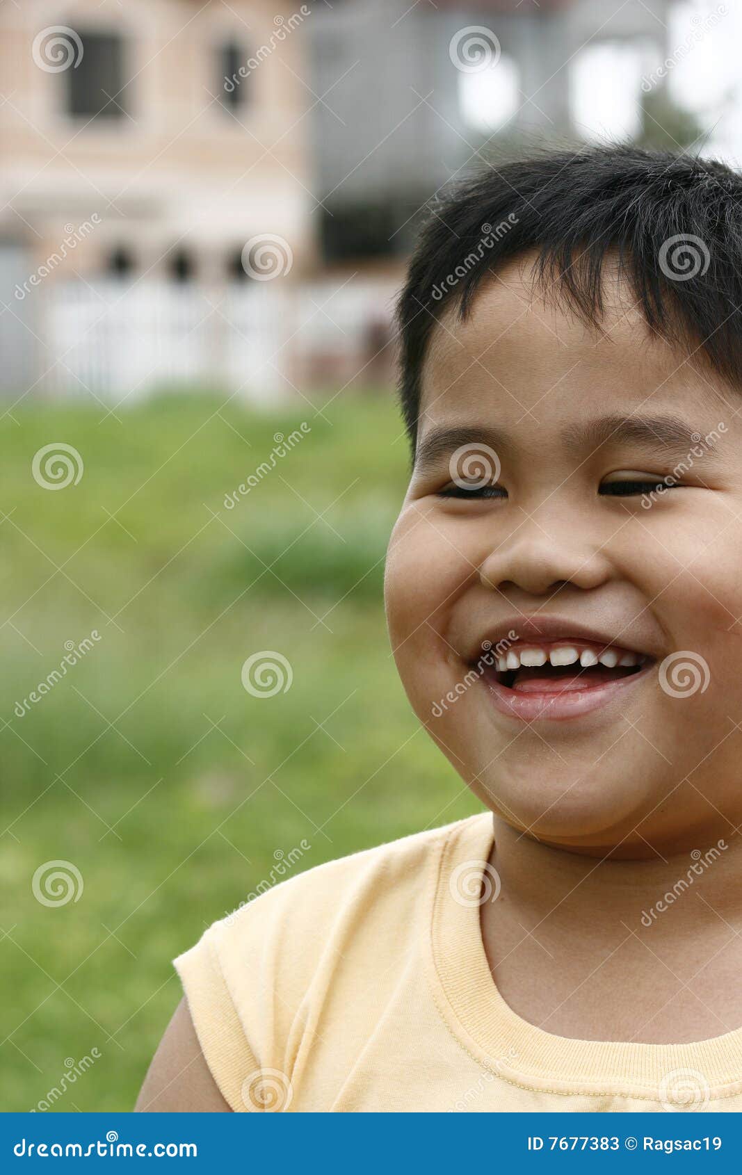Happy Kid stock image. Image of happy, portrait, outside - 7677383