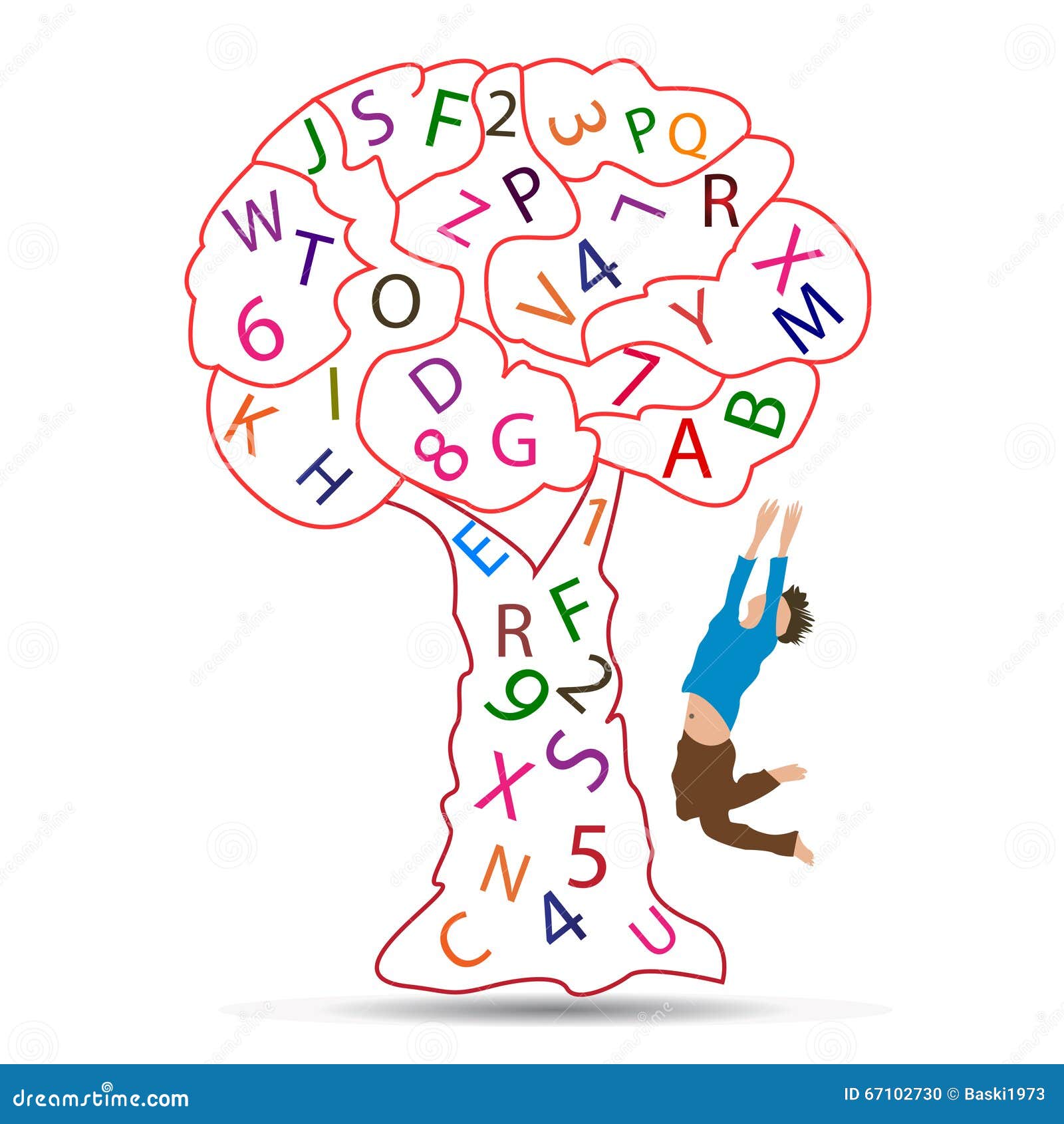 Alphabet A With Tree, Vector Logo Design Idea And Inspiration ...