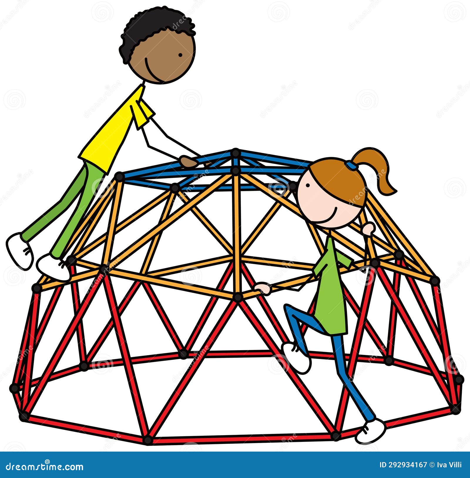 Happy Kid stock vector. Illustration of friends, playtime - 292934167