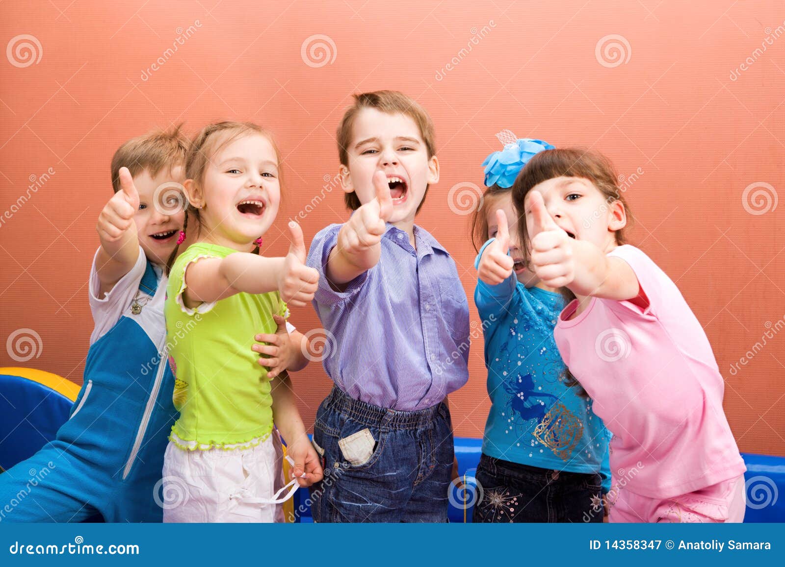Happy kids stock image. Image of kids, expression, giggle - 14358347