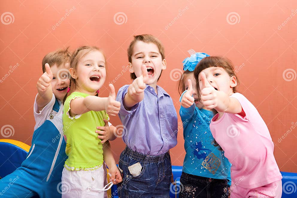 Happy kids stock image. Image of kids, expression, giggle - 14358347