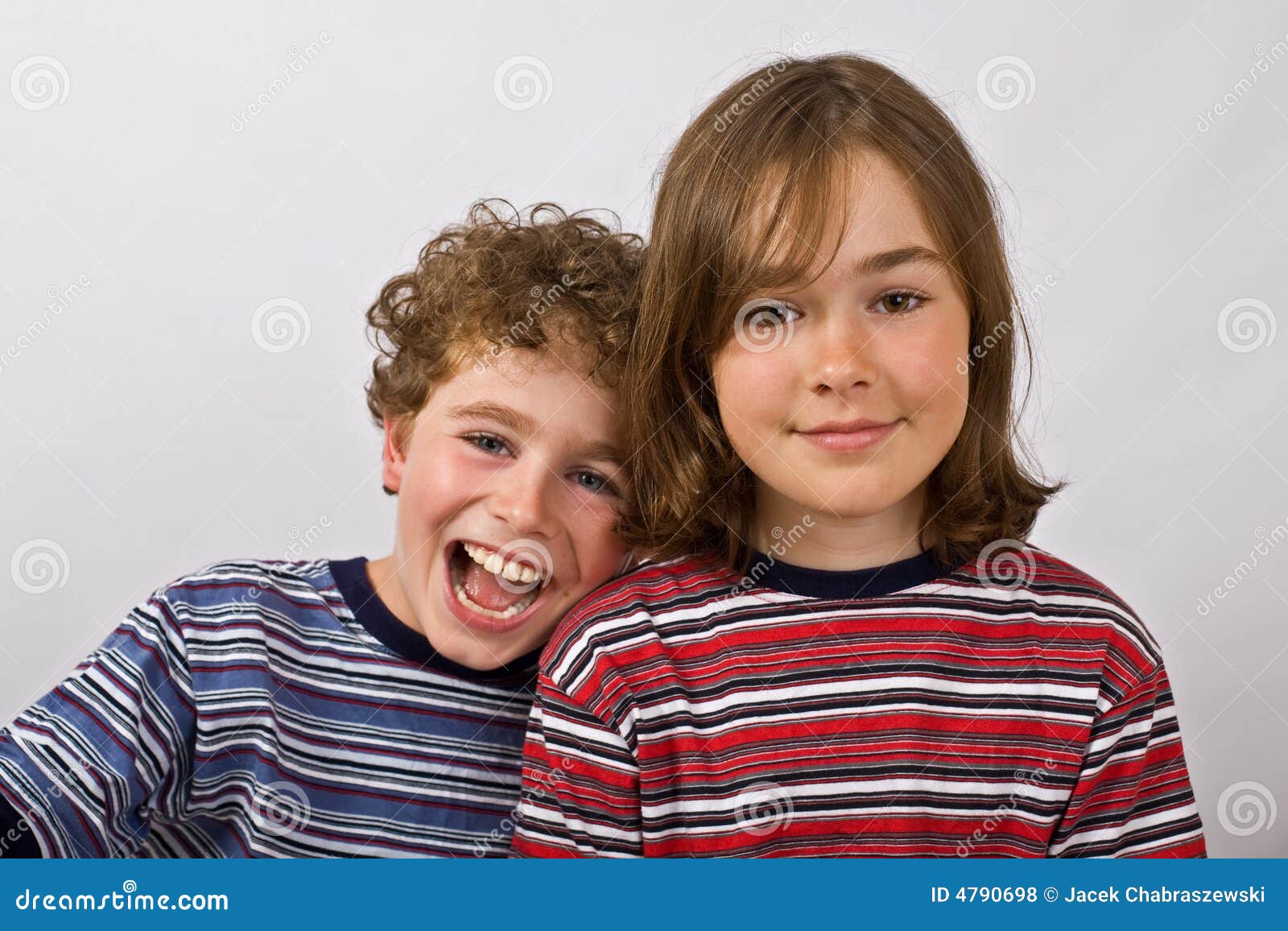 Happy kids stock photo. Image of female, happy, cheerful - 4790698