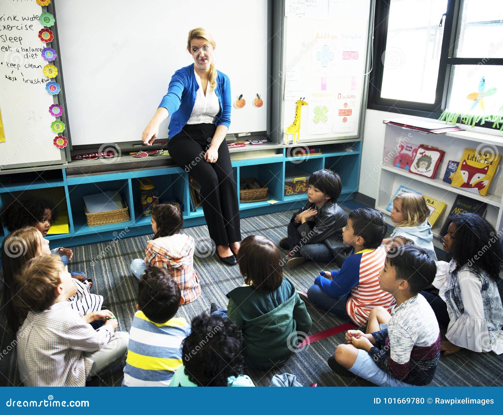 Happy Kids at Elementary School Stock Photo - Image of enjoyment ...