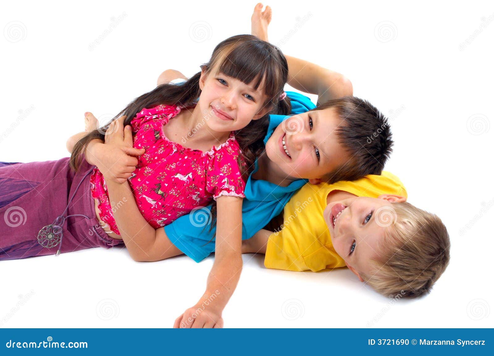 Happy kids playing stock photo. Image of carefree, friendly - 3721690