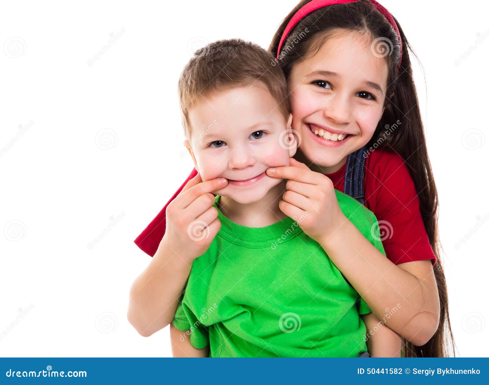 Happy Kids Playing Together Stock Photo - Image of embrace, positive ...