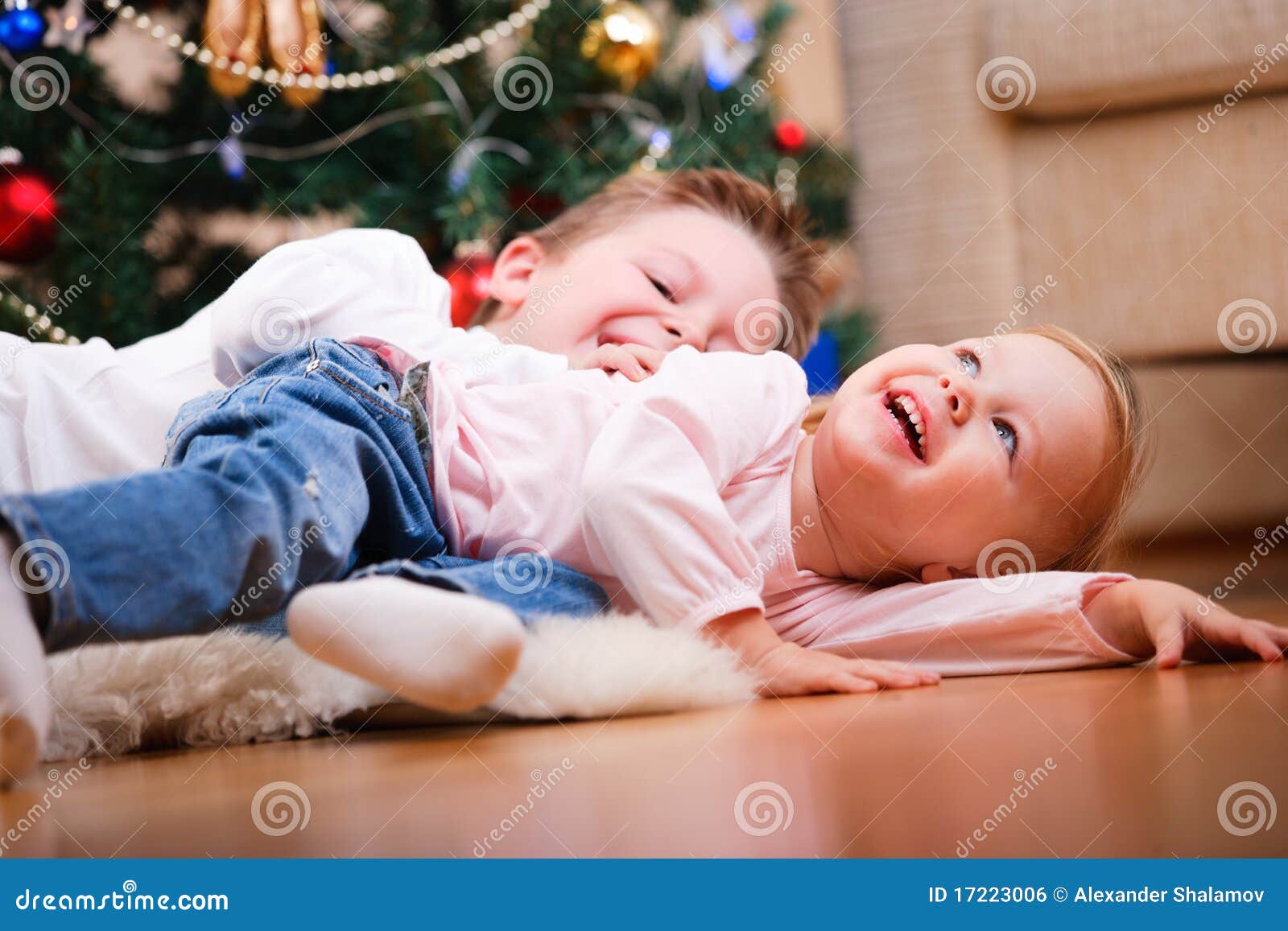 Happy kids portrait stock photo. Image of home, caucasian - 17223006
