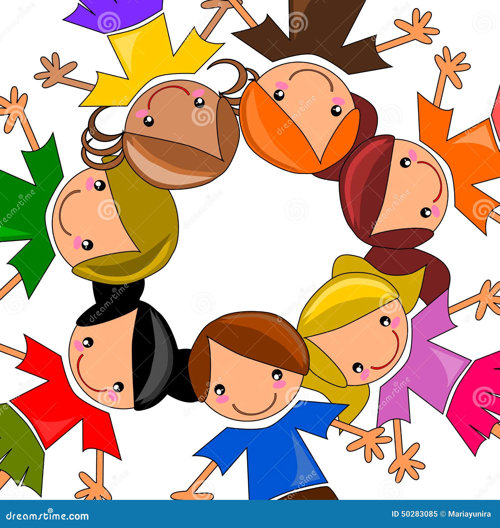 Happy Kids stock illustration. Illustration of girl, kids - 50283085