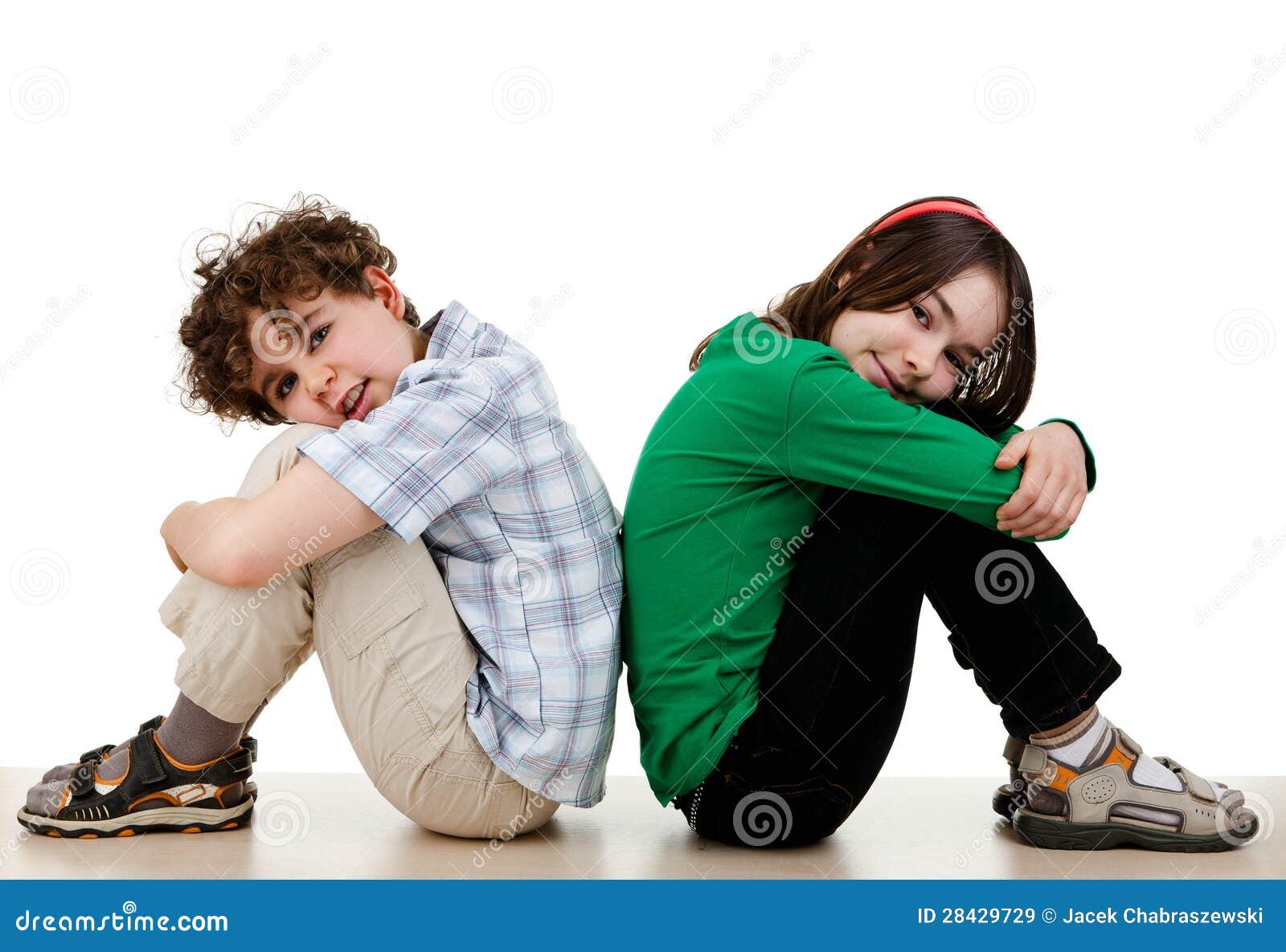Happy kids sitting stock image. Image of family, happiness - 28429729