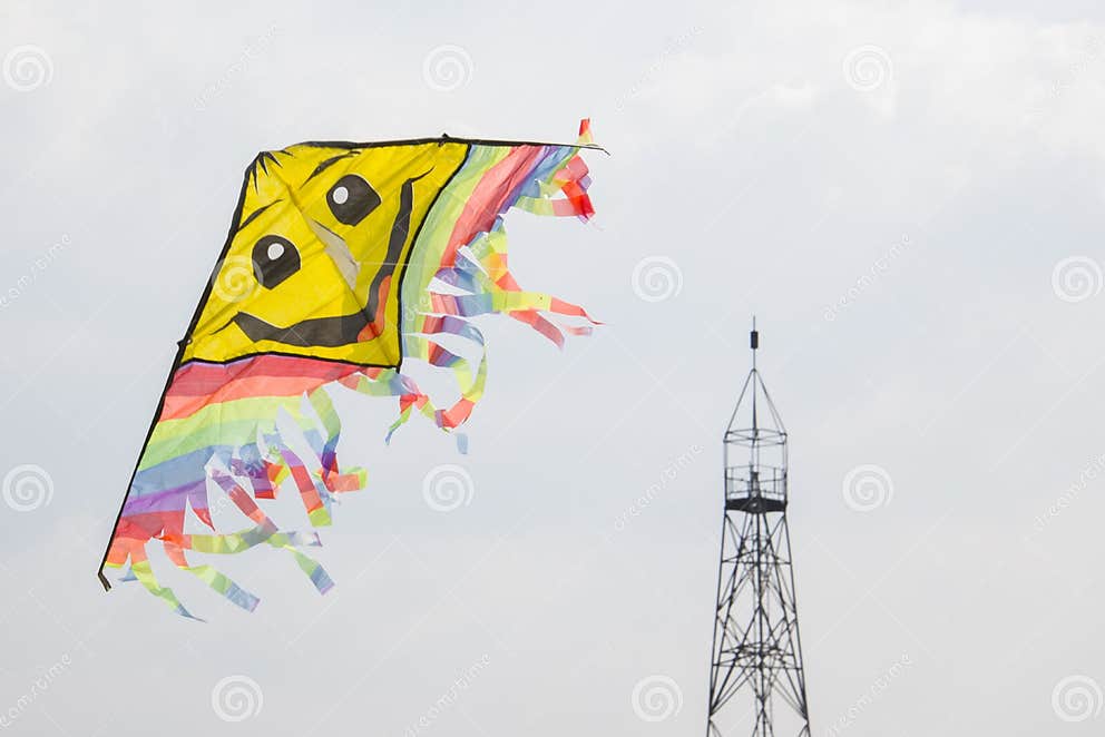 Happy kite flying stock photo. Image of england, america - 66464046