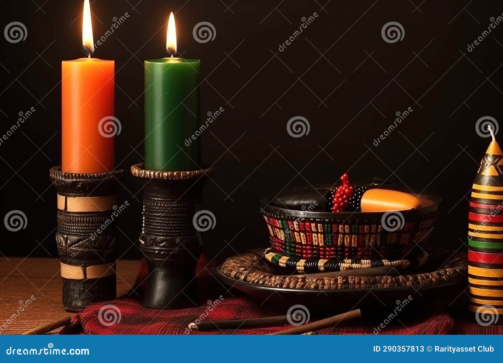 Happy Kwanzaa Concept. Kwanzaa Background. Kwanzaa Theme. Generative Ai ...