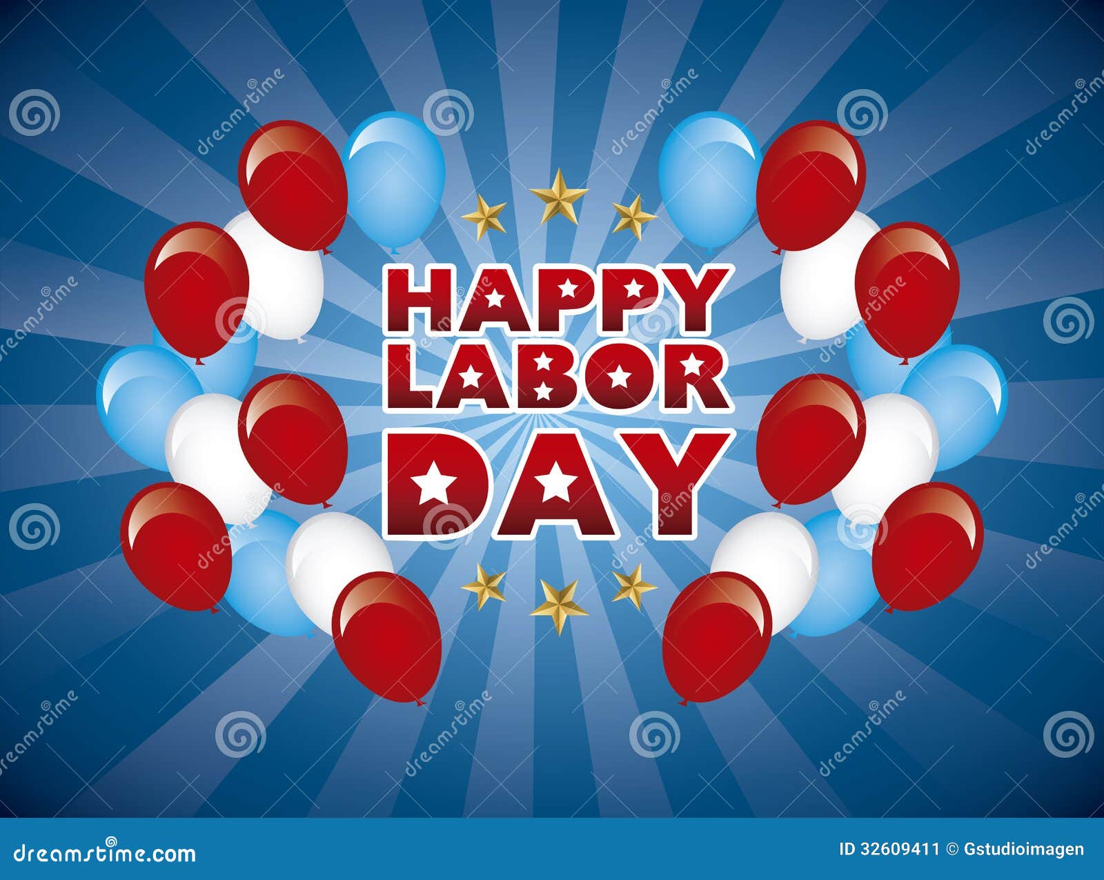 Happy labor day stock illustration. Illustration of illustration - 32609411