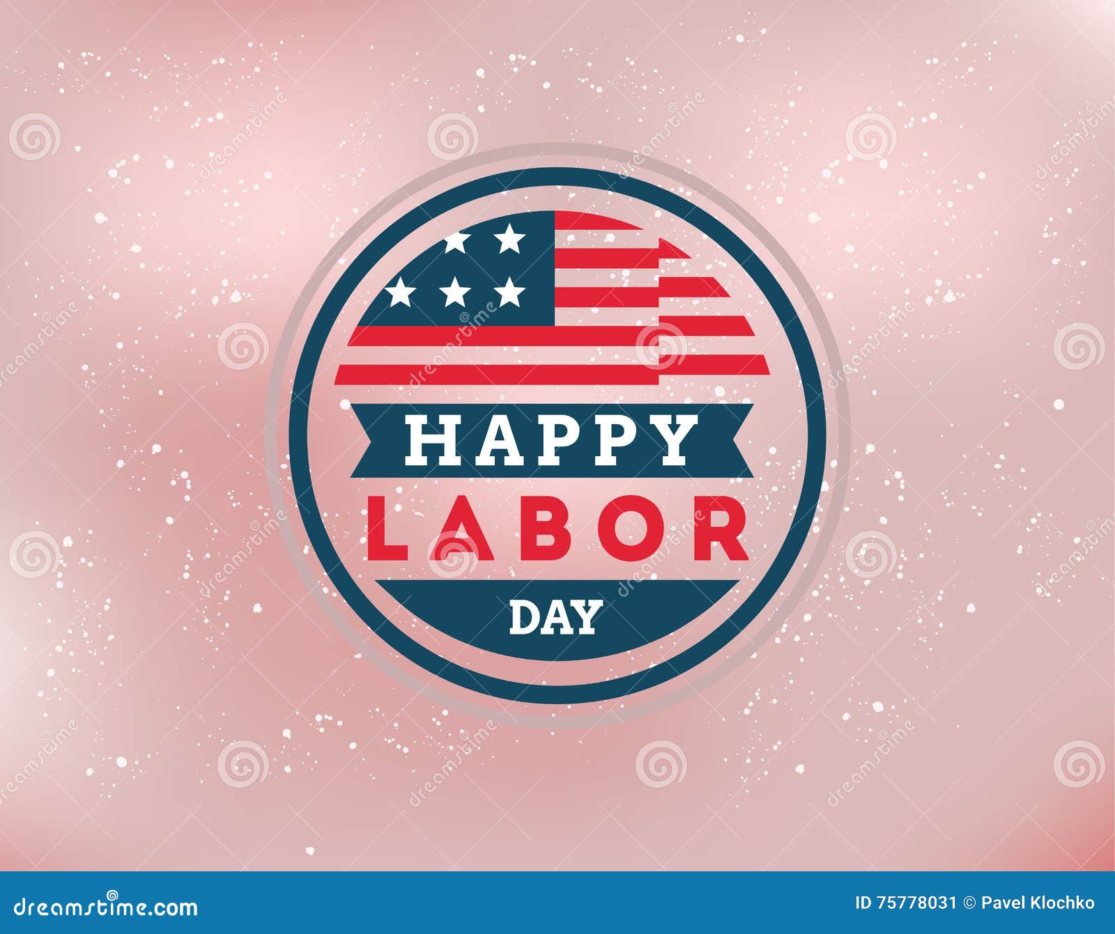 Happy Labor day emblems stock vector. Illustration of label - 75778031