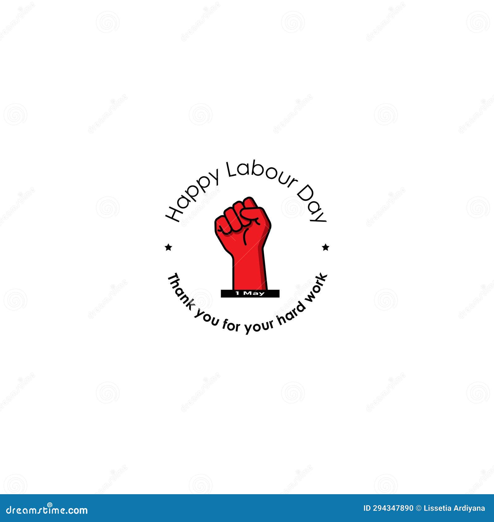 Happy Labor Day Logo, Sticker Vector Graphics Stock Vector ...
