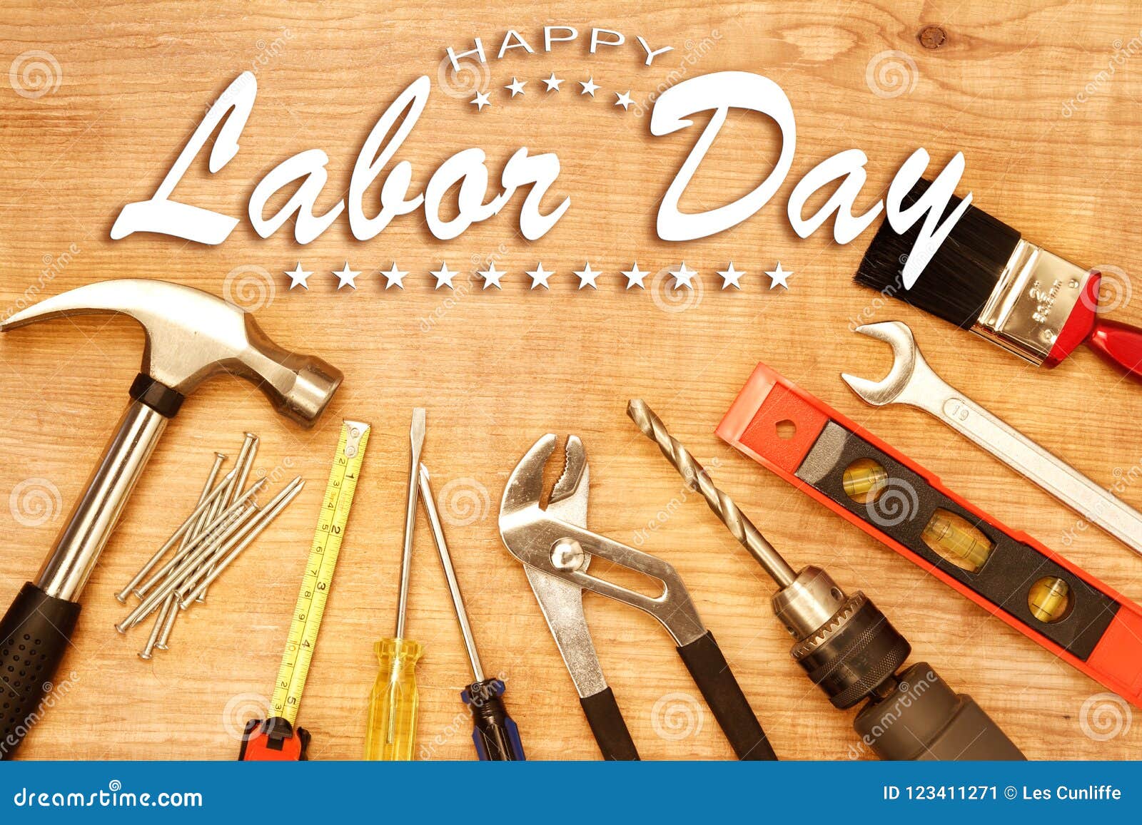 Happy Labor Day stock image. Image of font, celebrate - 123411271