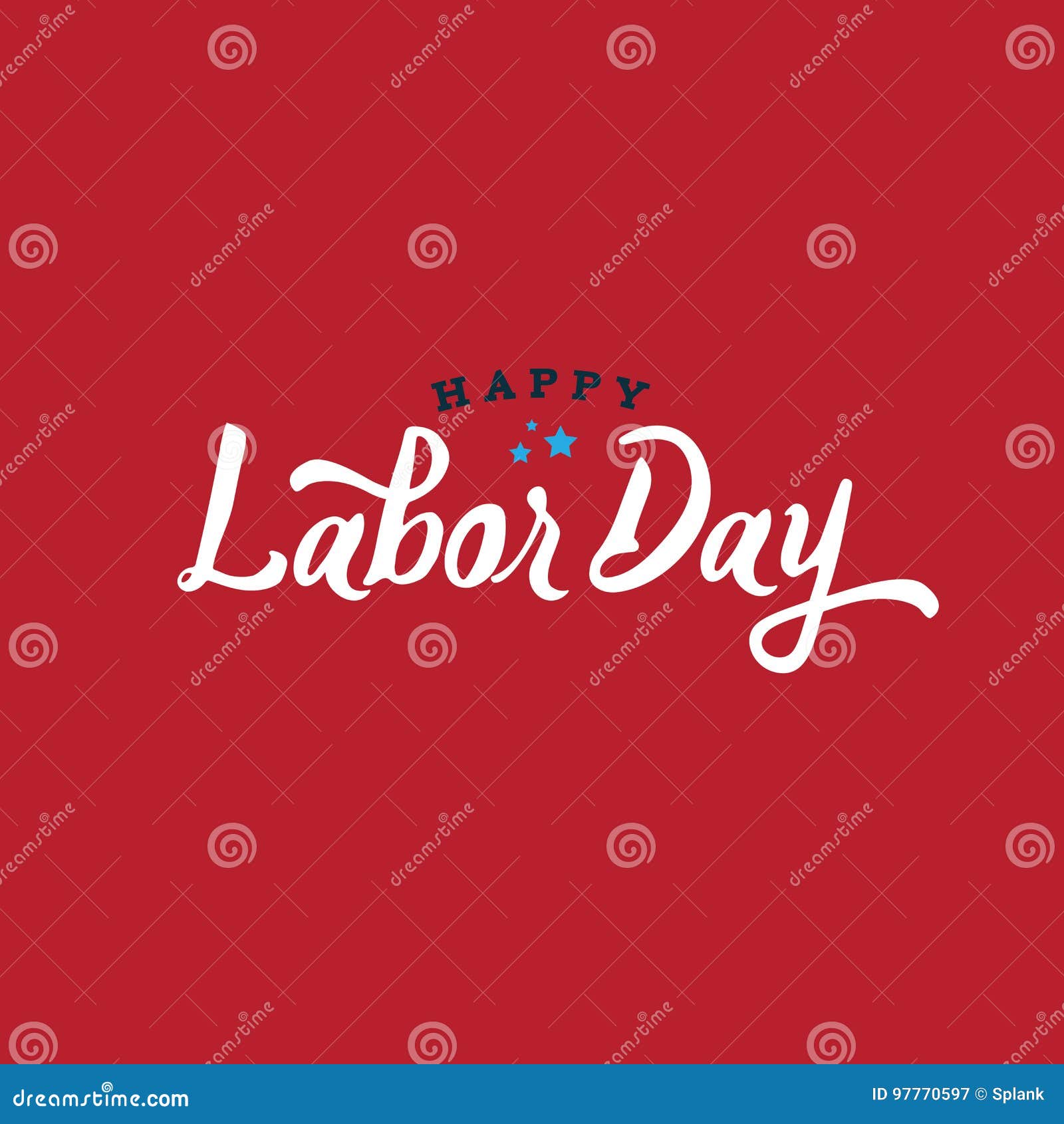 Happy Labor Day Typography Vector Stock Vector - Illustration of ...