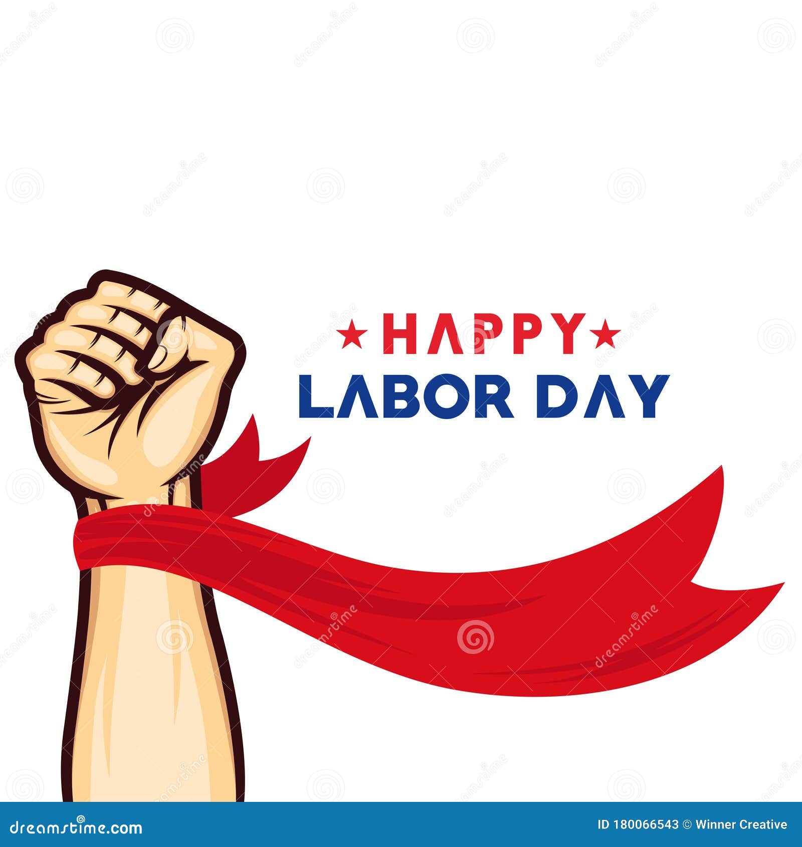 Happy Labor Day Vector stock vector. Illustration of american - 180066543