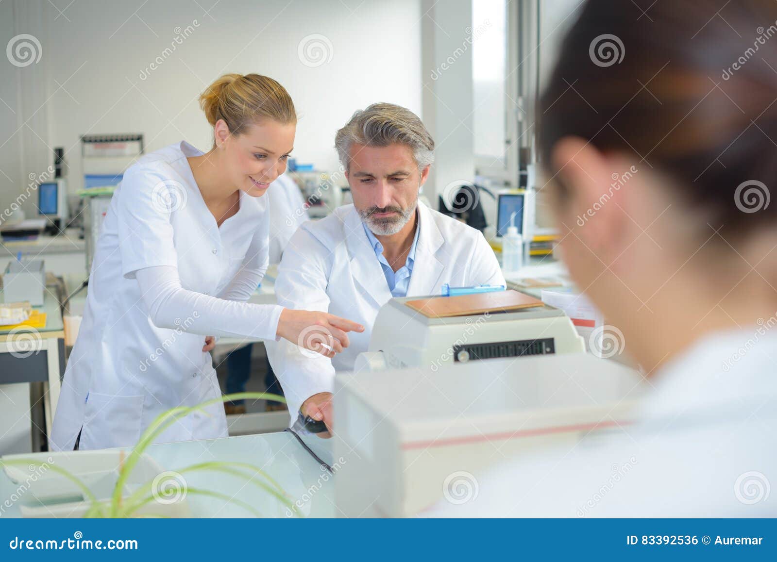 Happy with Laboratory Result Stock Photo - Image of hospital, research ...