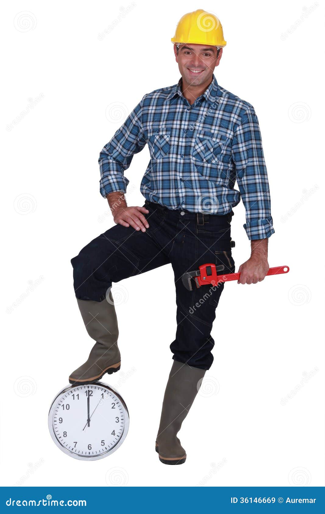 Happy laborer stock image. Image of executive, confident - 36146669