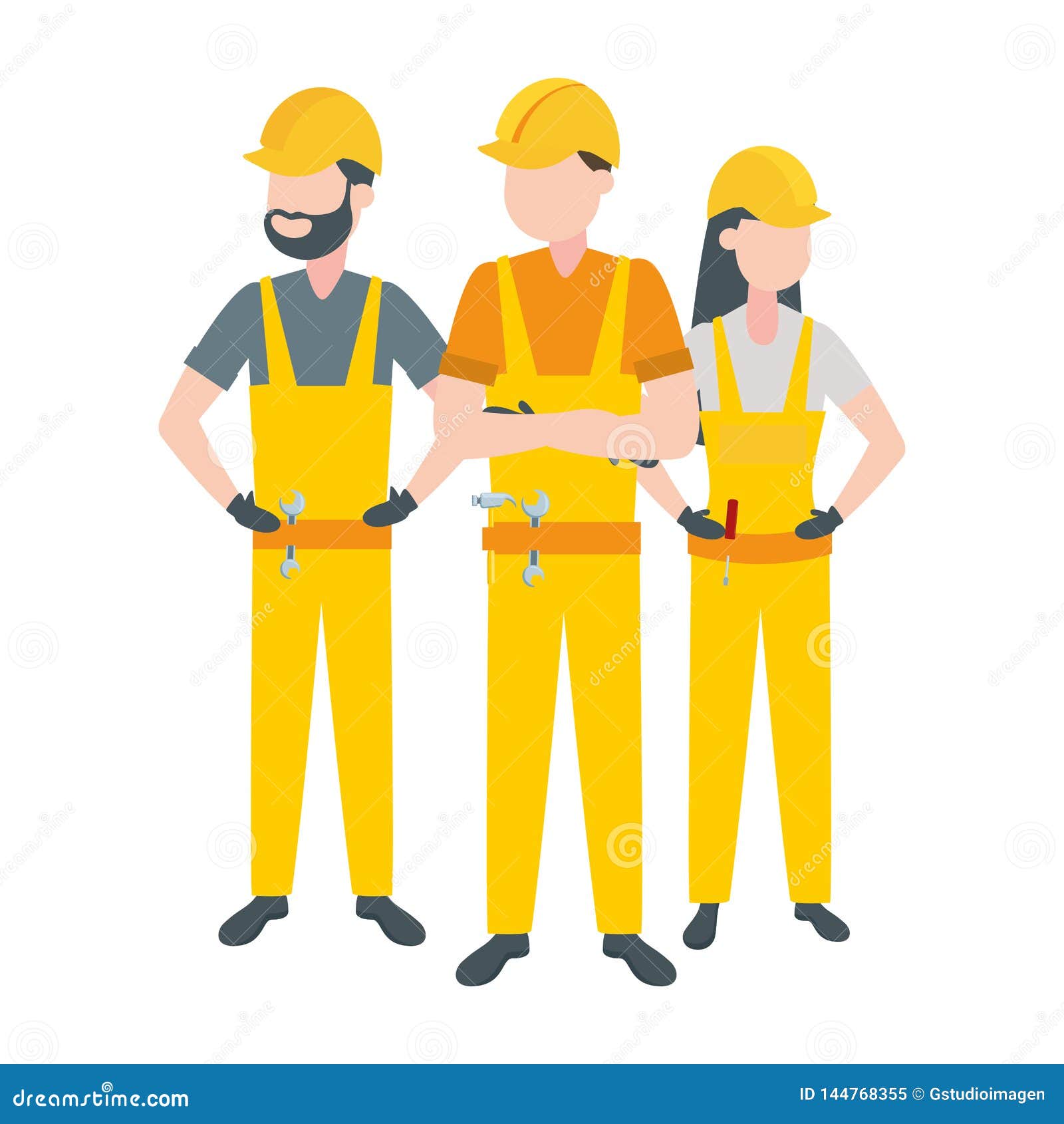 Happy labour day stock vector. Illustration of employee - 144768355