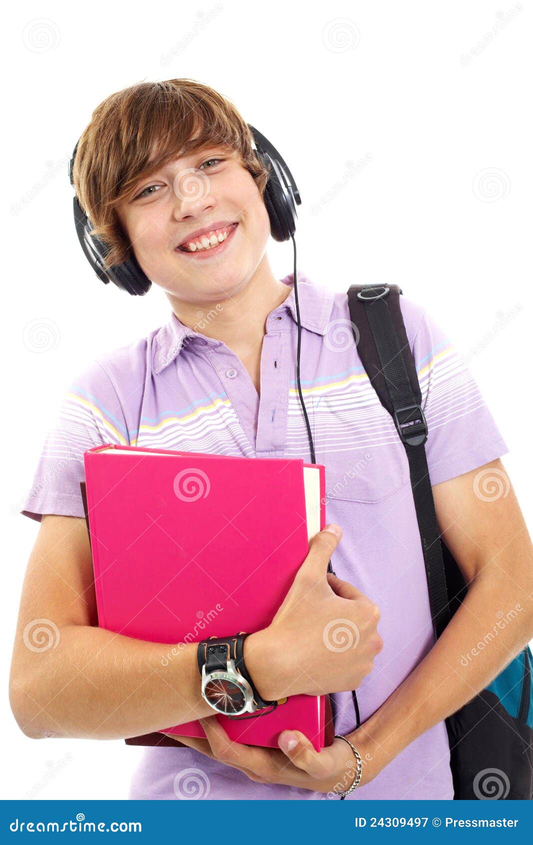 Happy lad stock image. Image of adult, looking, book - 24309497