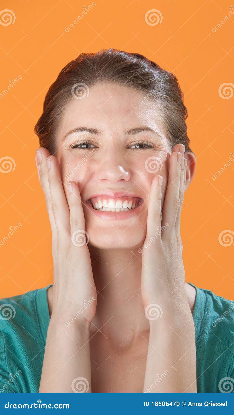 Happy Lady stock photo. Image of face, feel, cute, gorgeous - 18506470