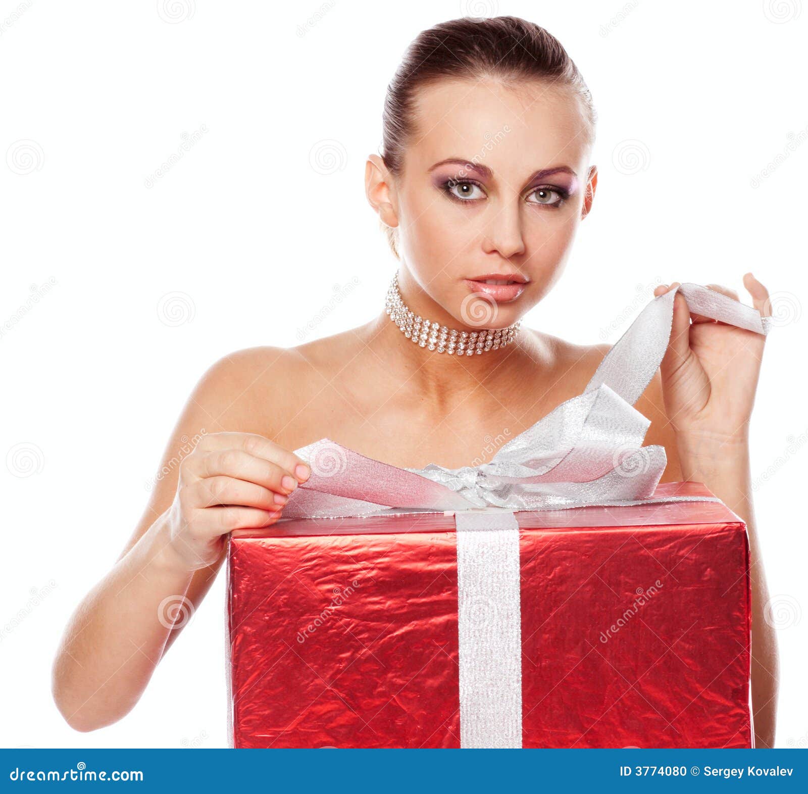 Happy Lady In A Business Suit And Hat, Paper Shopping Bags Royalty-Free ...