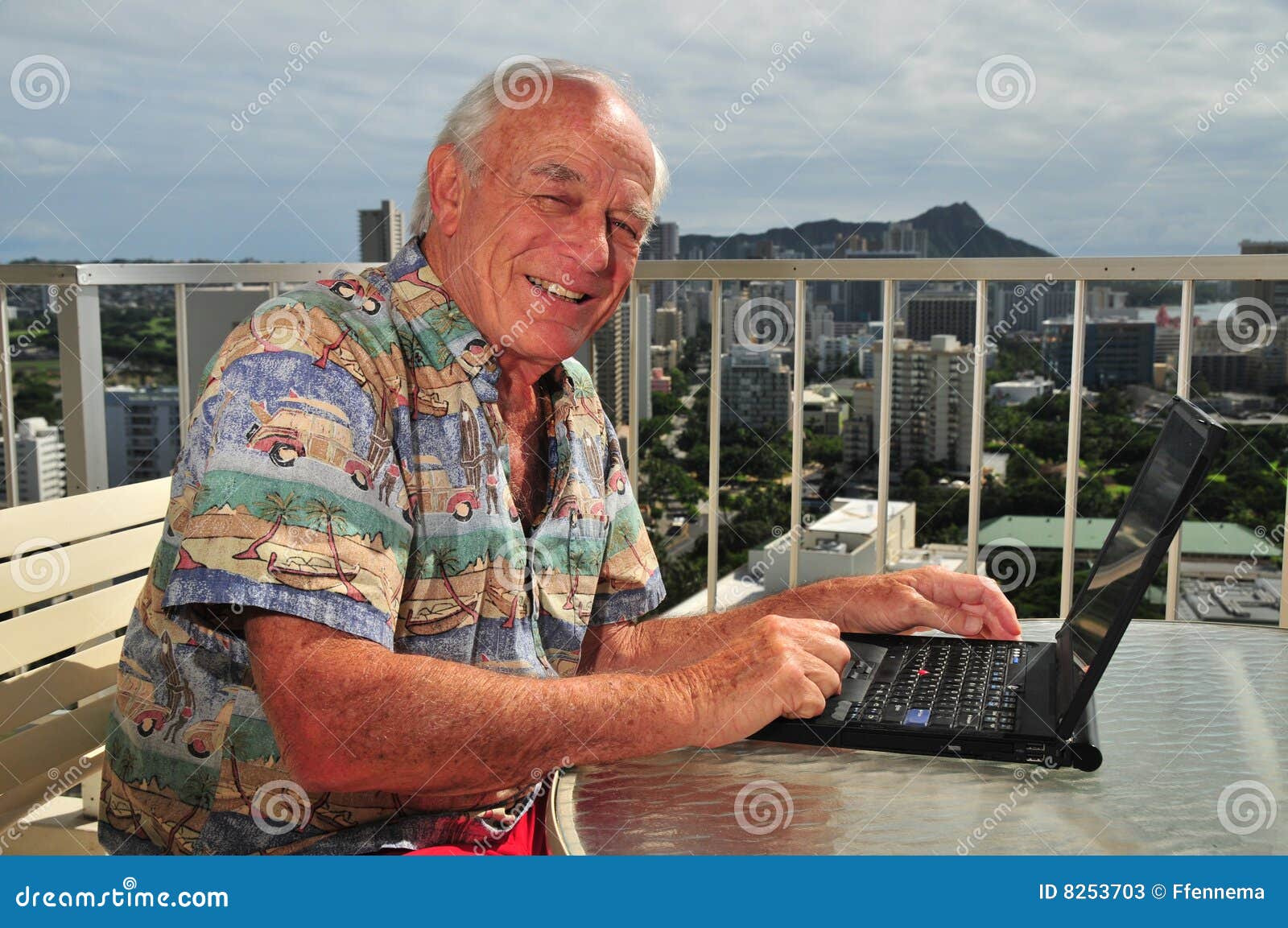 Happy Laptop user stock image. Image of dark, male, technology - 8253703