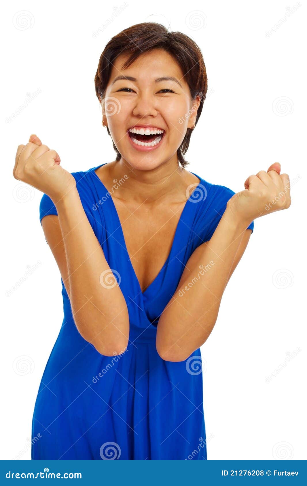 Happy laughing joyful girl stock photo. Image of cute - 21276208