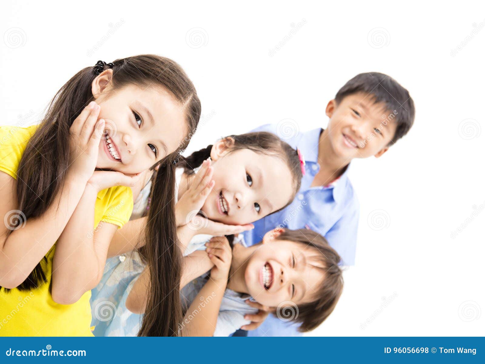 Happy and Laughing Small Kids Stock Photo - Image of cute, cheerful ...