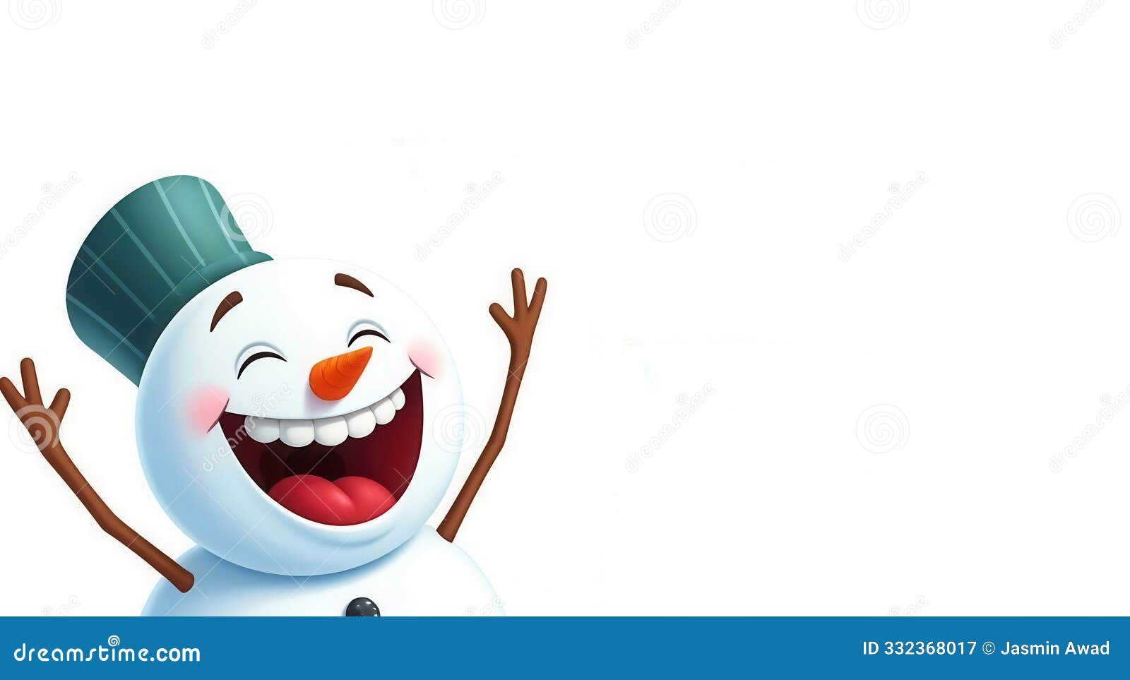 Happy Laughing Snake. Cute Funny Comic Python, Viper With Joyful Smile ...