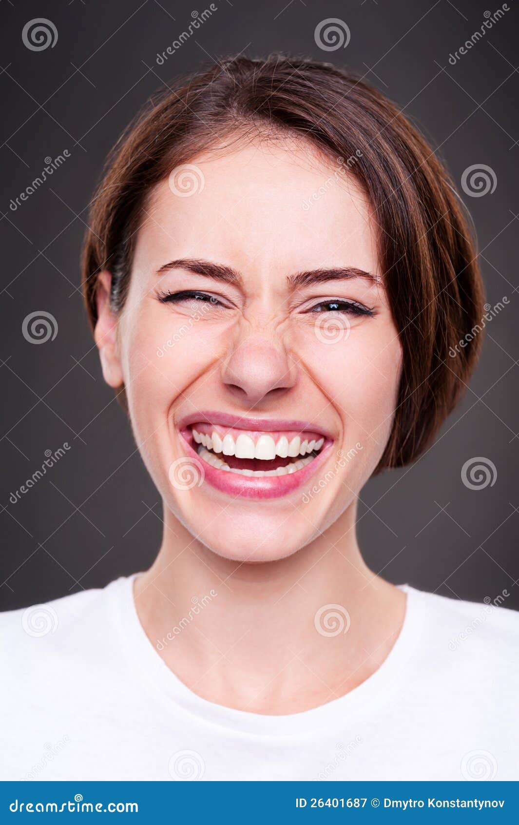Laughing Woman Face Laughing Woman Face