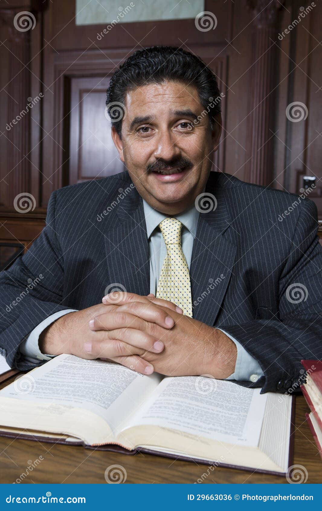 Happy Lawyer with Law Book stock photo. Image of book - 29663036